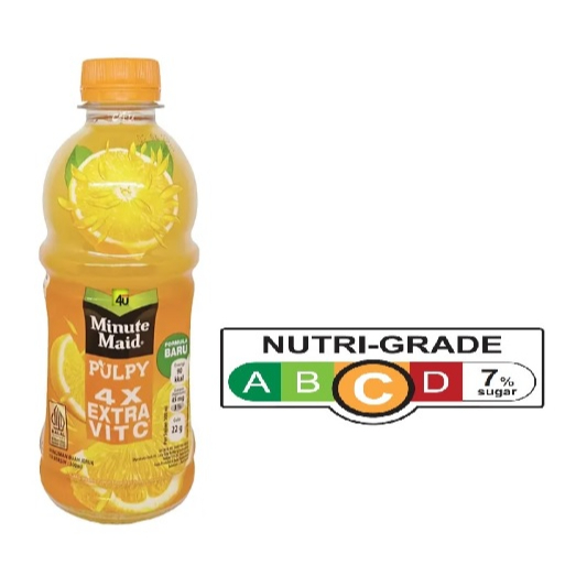 MINUTE MAID PULPY 4 X EXTRA VITAMIN C ORANGE 300ML X 3 | Shopee Singapore