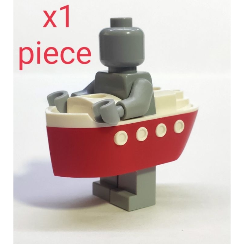 [Sim Brick] Lego red minifigure body wear costume ferry boat ship 1820 ...