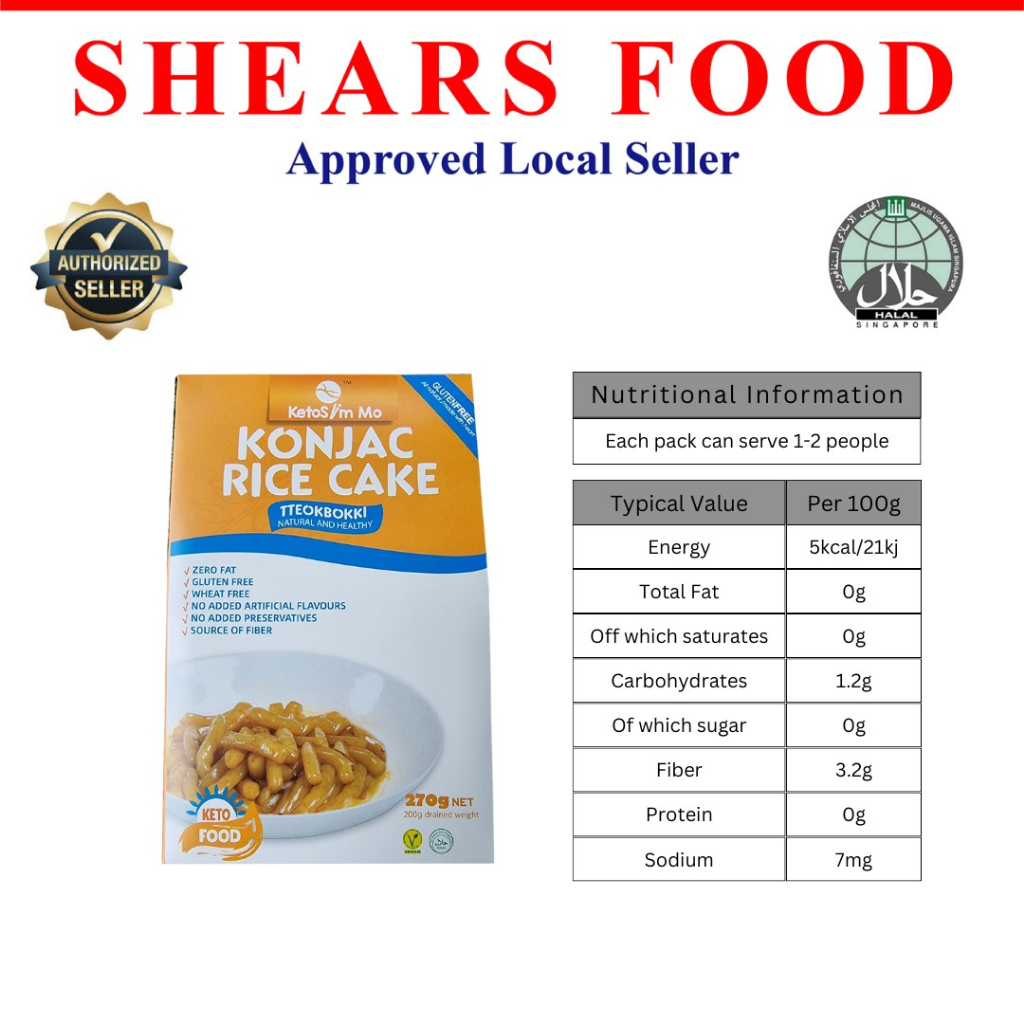 Keto Slim Mo Konjac Noodles/Pasta/Rice/Rice Cake Ideal Food Staples for ...