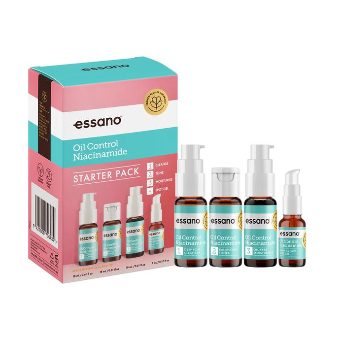 Essano Oil Control Niacinamide Starter Pack - daily treatments for oily ...