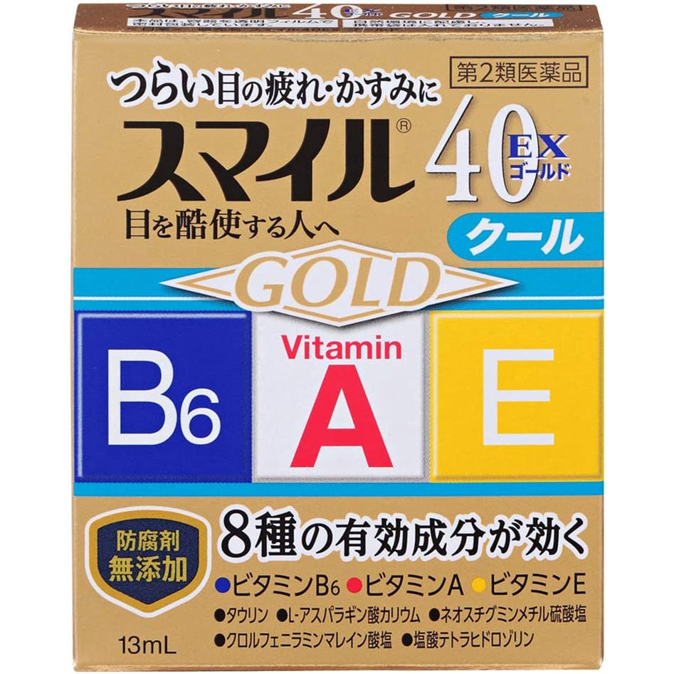 Japan eyedrops, Lion Smile 40EX Eye drops mild, cool, premium 15mL ...