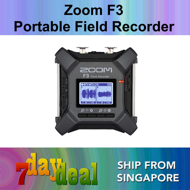 Zoom F3 2-Input (2-Track Portable Field Recorder) | Shopee Singapore