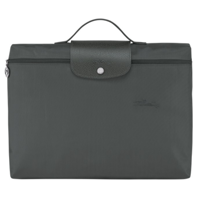 [PRE-ORDER] LONGCHAMP GREEN FOLDING BRIEFCASE S-GREY (2023) | Shopee ...