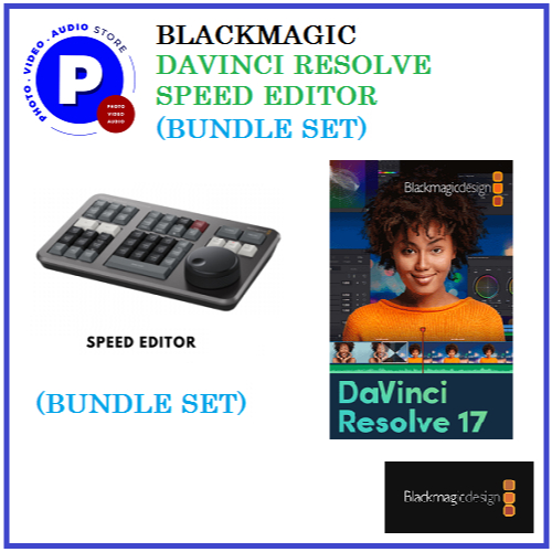 BLACKMAGIC DAVINCI RESOLVE SPEED EDITOR BUNDLE WITH DAVINCI RESOLVE 17 STUDIO (ACTIVATION CARD ...