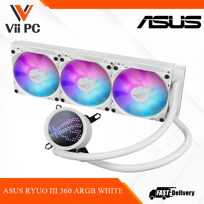 ASUS ROG RYUO III 360 ARGB White Edition All-in-one AIO Liquid CPU ...