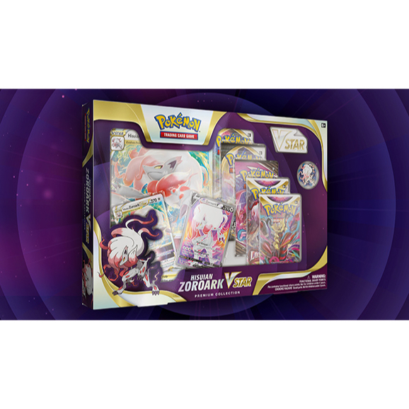 TCG Pokemon Hisuian Zoroark V Star Premium Collection Box | Shopee ...