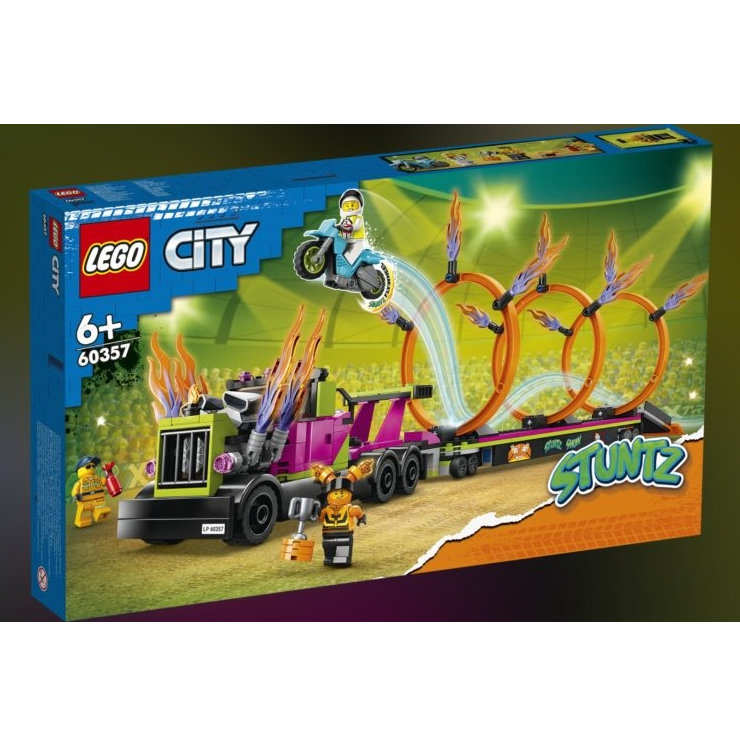 LEGO CITY Stunt Truck & Ring of Fire Challenge (60357) | Shopee Singapore
