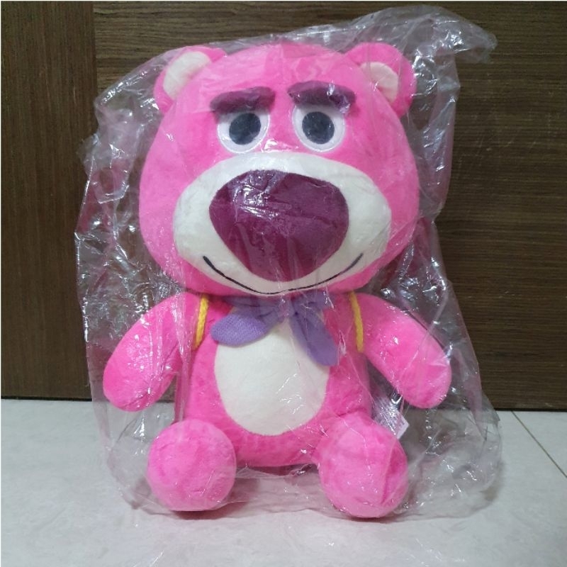Authentic Cute Disney Toy Story Lotso Hugging Strawberry Bear 32cm ...