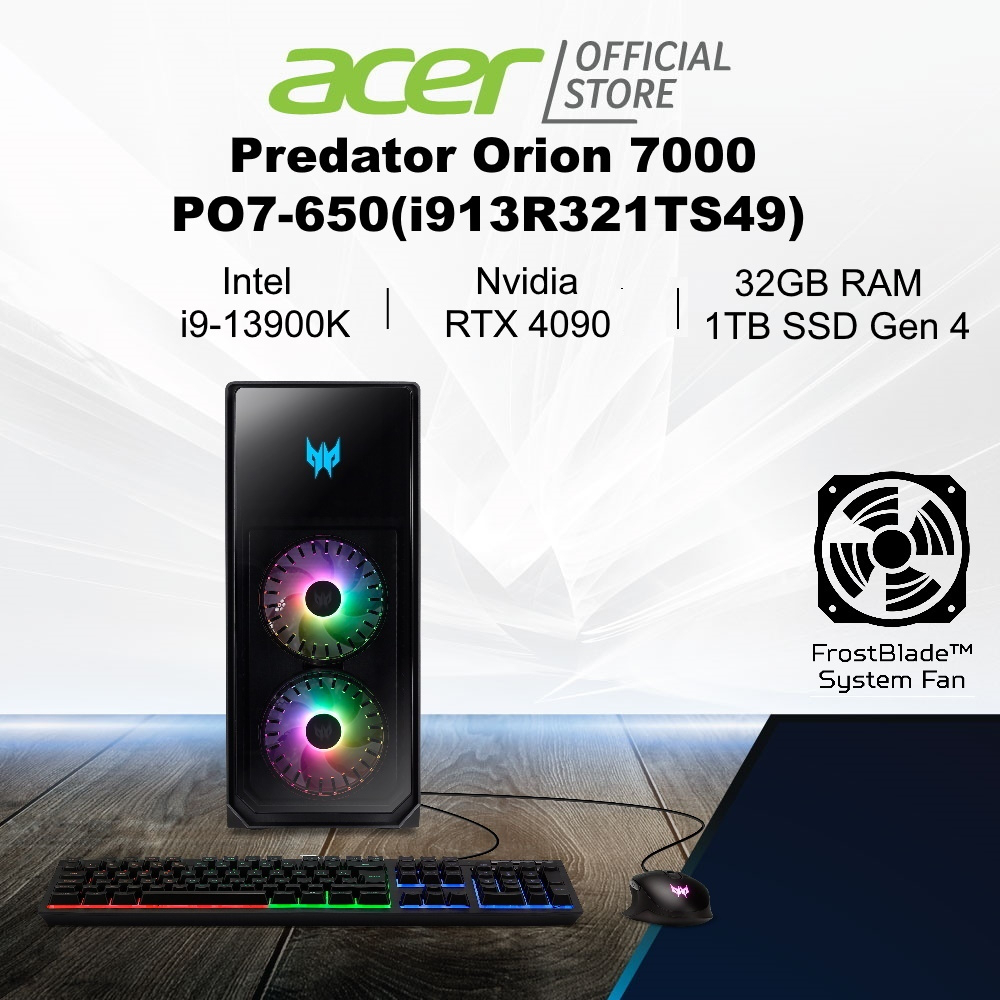 [NEW ARRIVAL][NVIDIA RTX 4090 | 13th Gen i9-13900K] Predator Orion 7000 ...