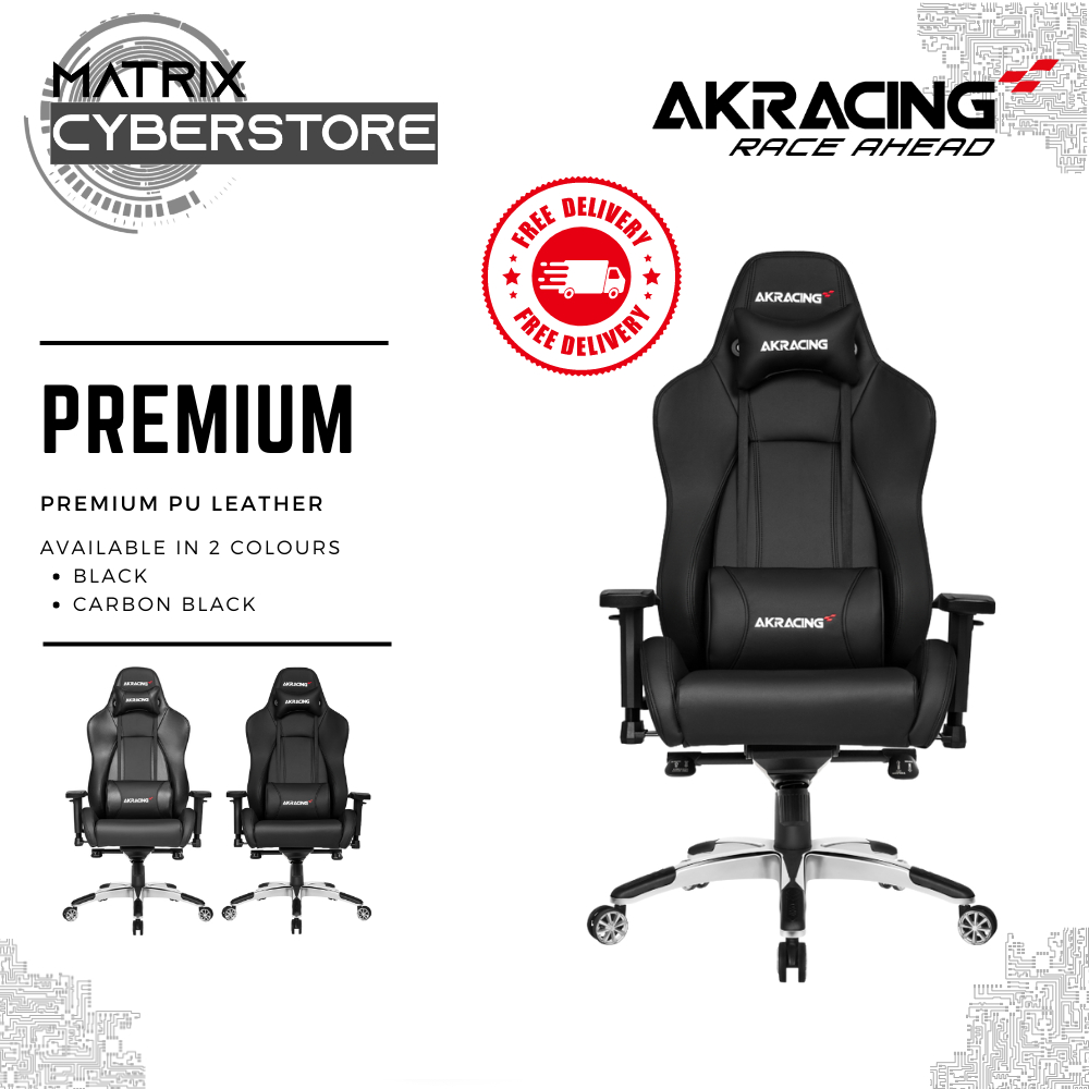 AKRacing Master Series Premium Gaming Chair - Premium PU Leather ...