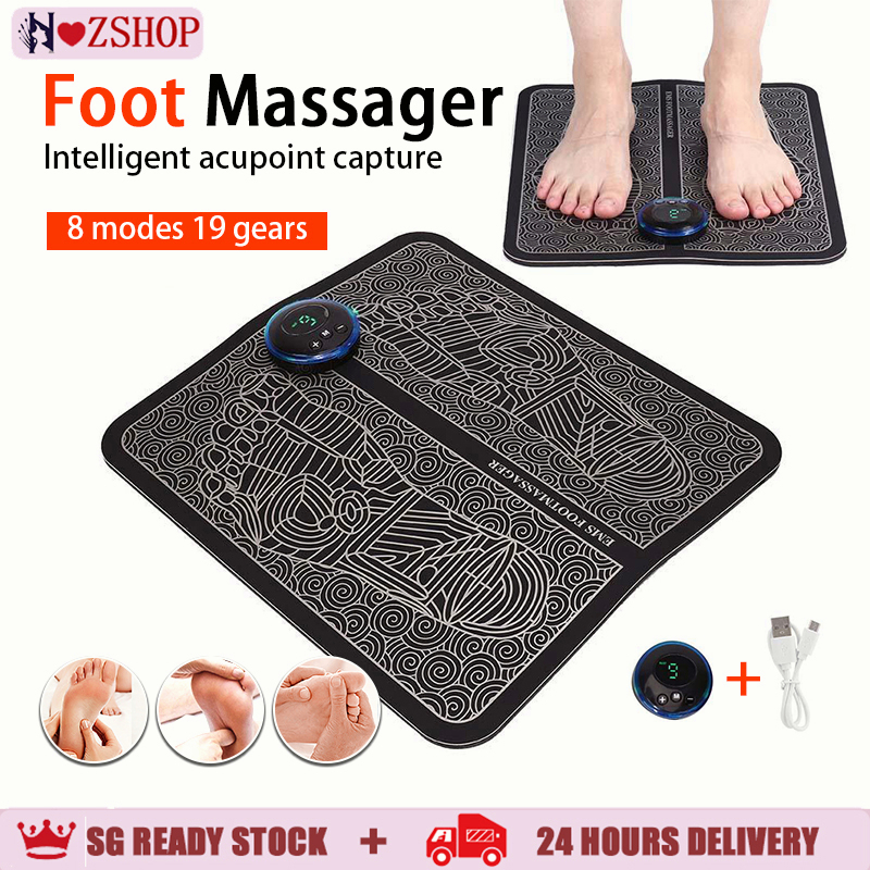 [SG seller] Electric EMS Foot Massage Pad USB Charging model Foot ...