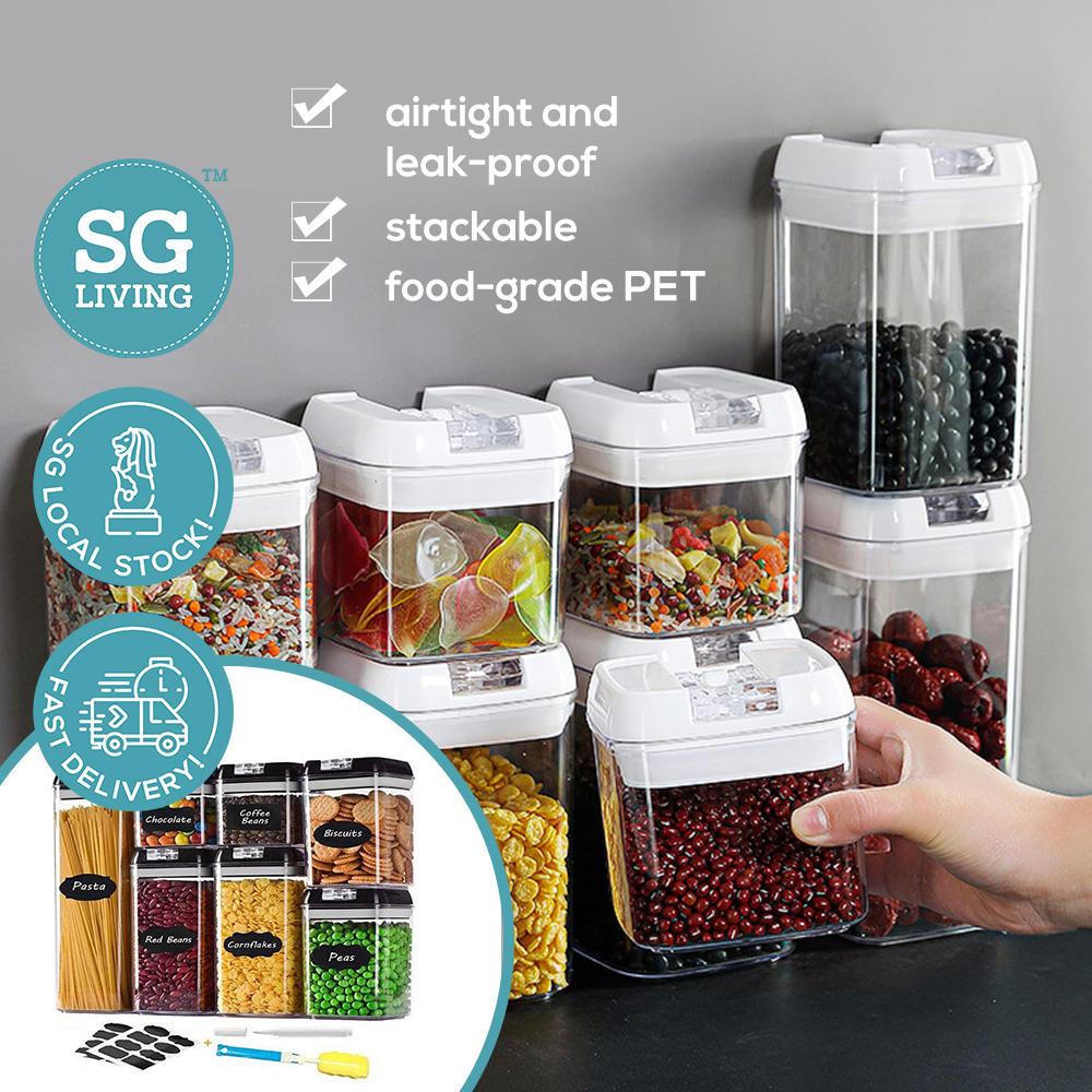 (SG Ready Stock) Stackable Leakproof Airtight Food Container (Locking ...