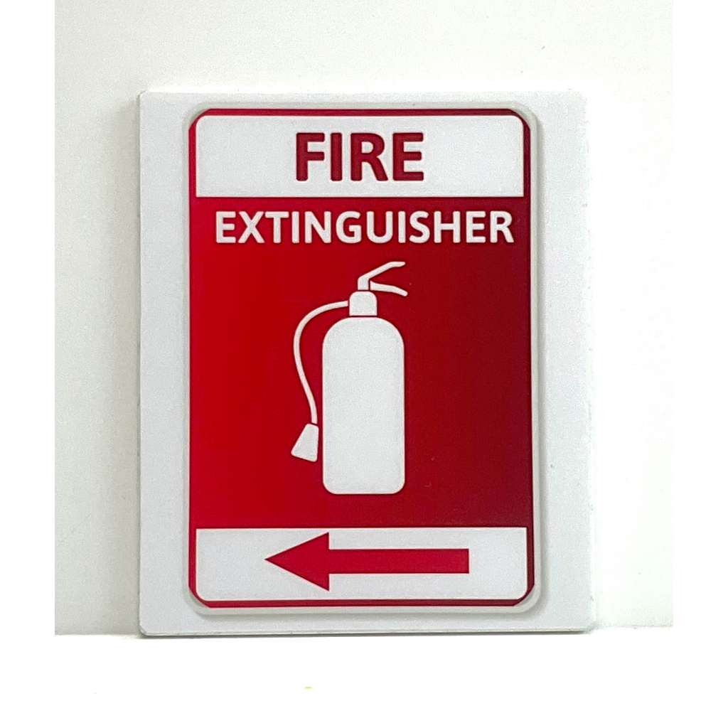 FIRE EXTINGUISHER with RED ARROW SIGNAGE | Shopee Singapore