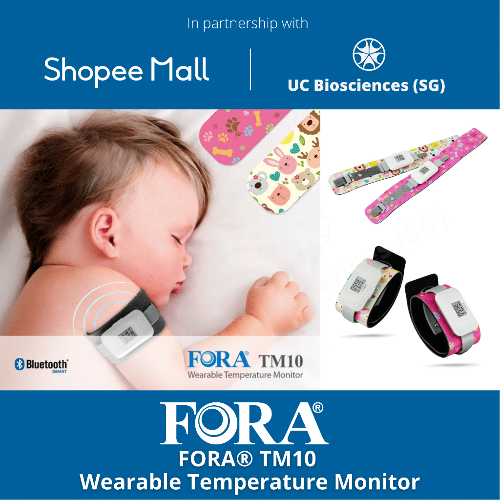 FORA® TM10 Wearable Temperature Monitor - Monitor Your Baby's ...