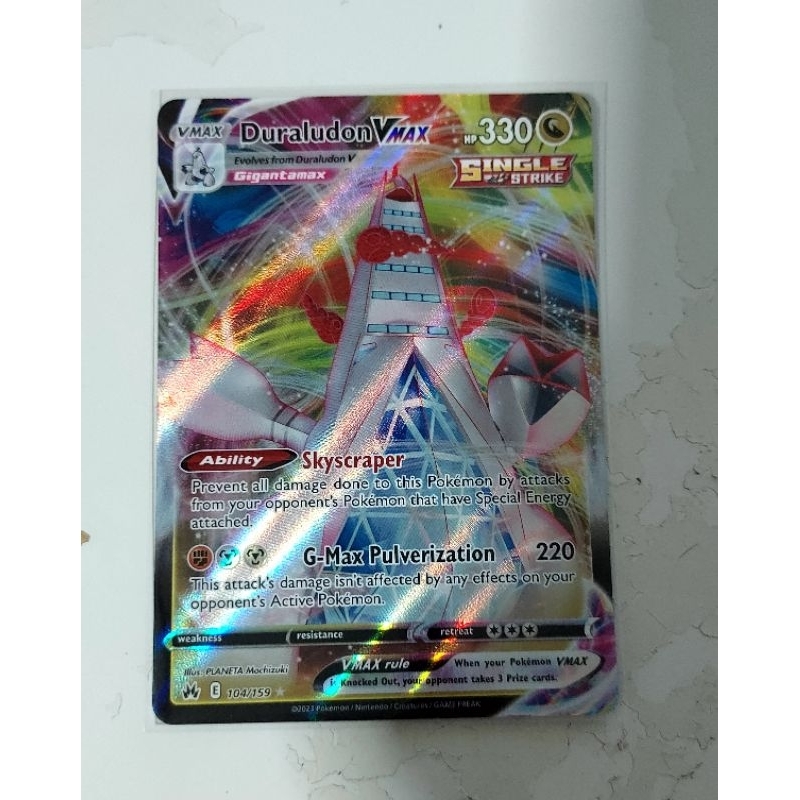 Pokemon duraludon vmax crown zenith card | Shopee Singapore