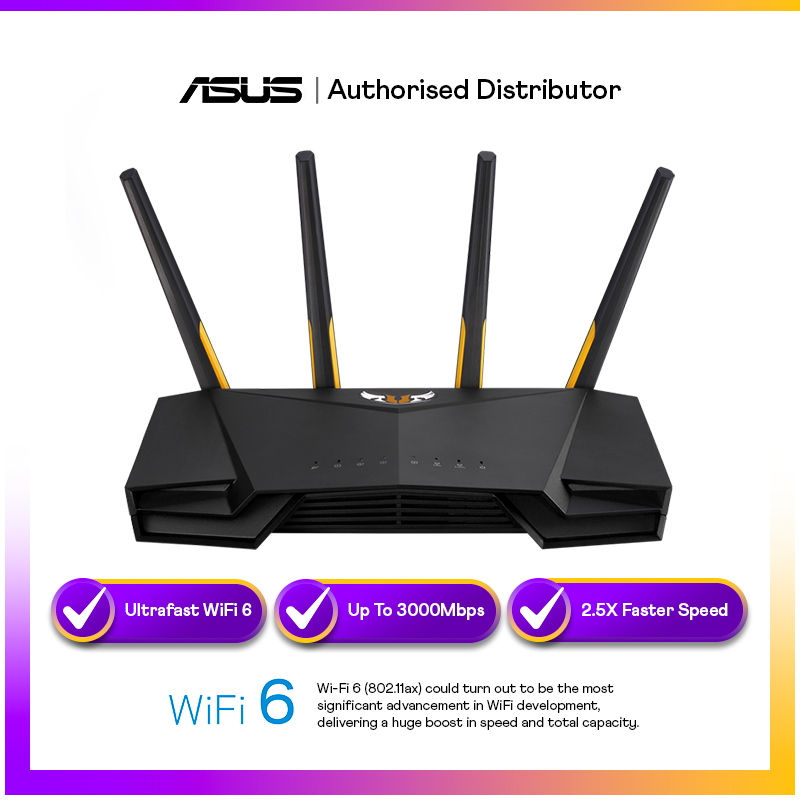 ASUS TUF Gaming AX3000 WiFi 6 Router | Shopee Singapore