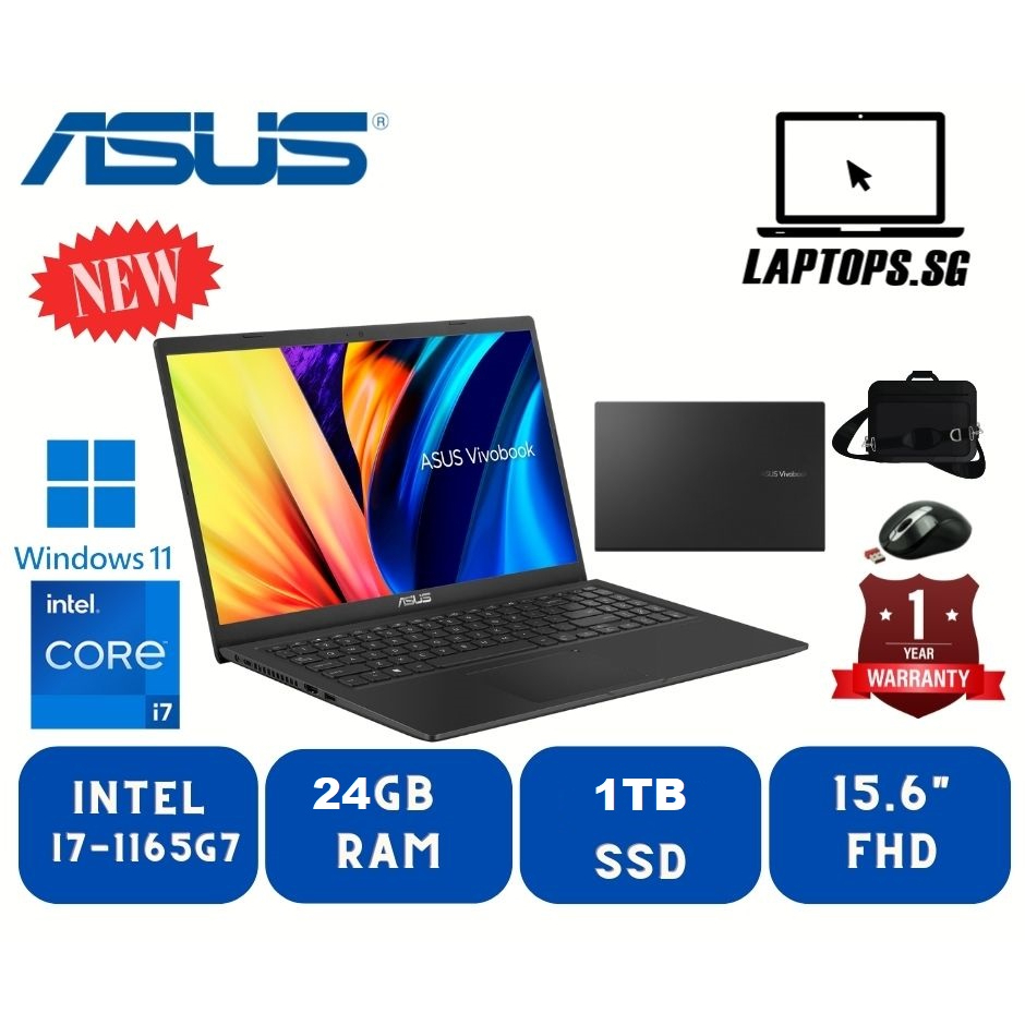BRAND NEW ASUS 15 X1500EA INTEL CORE I7-1165G7/8GB RAM/16GB/24GB Ram ...