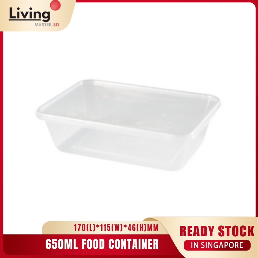 650ml Disposable Rectangular Food Container / Fast food container ...