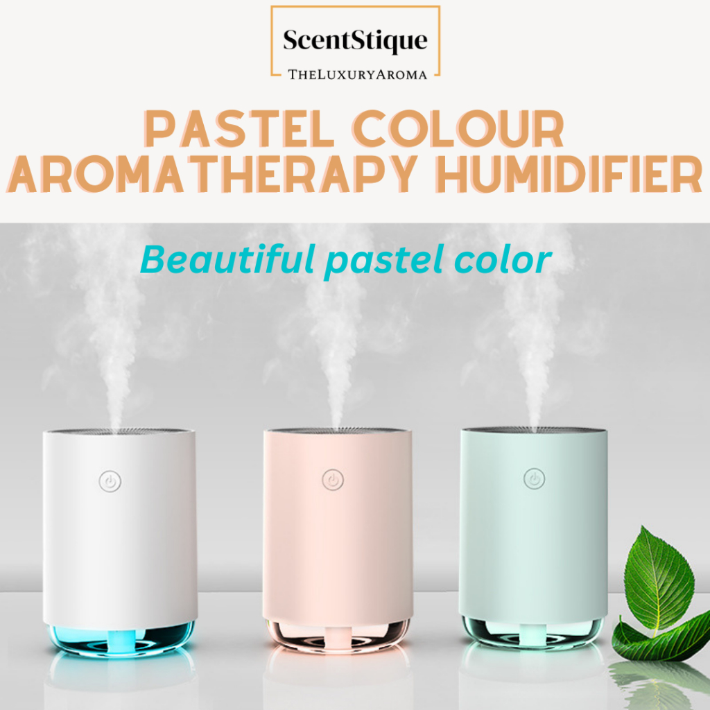 Pastel color Desktop Mini Compact Aromatherapy Humidifier 255ml ...