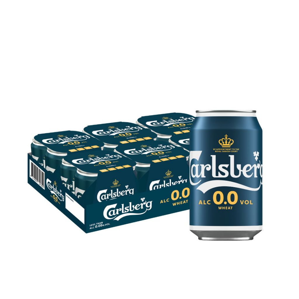 [1 Carton] Carlsberg Alcohol Free Wheat Beer Can (24x330ml) | Shopee ...