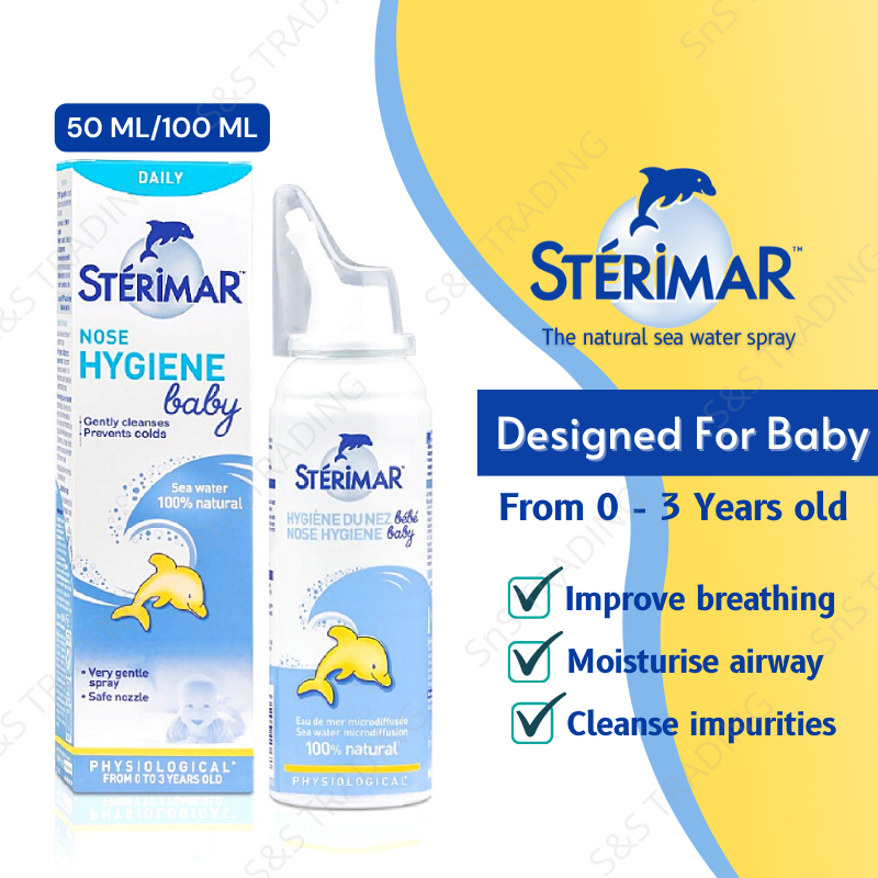 Sterimar Nose Hygiene Baby / Nasal Spray for baby infant 50ml / 100ml ...