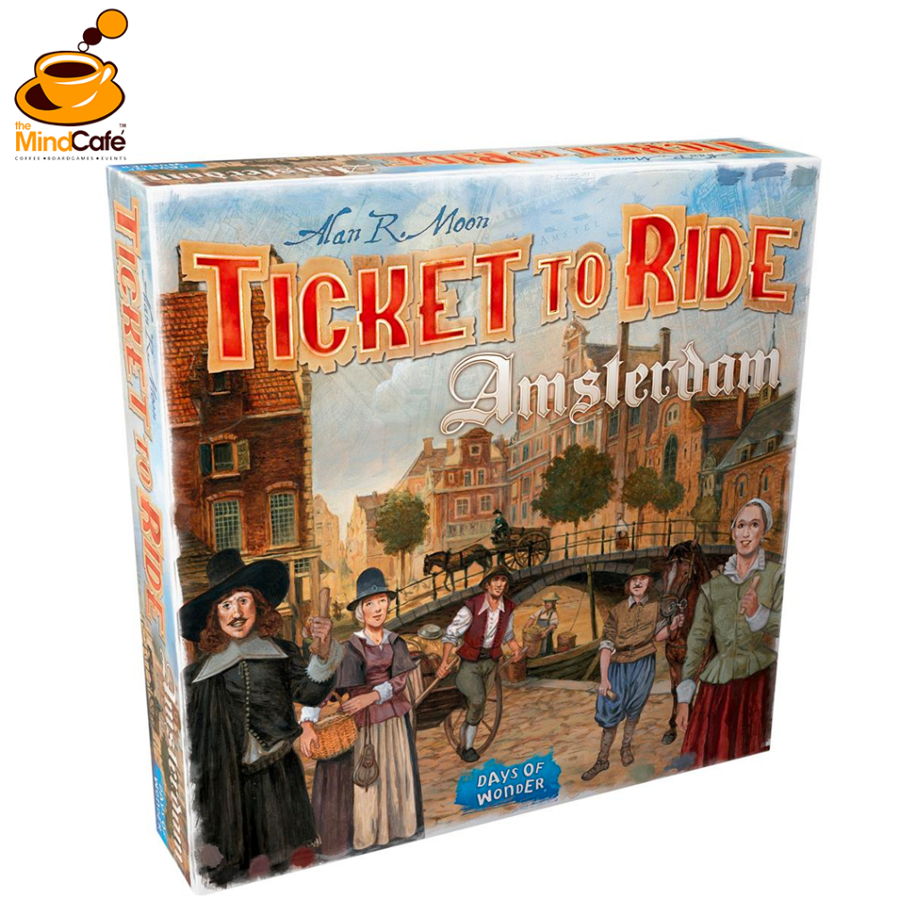 [The Mind Cafe] Ticket To Ride Amsterdam | Shopee Singapore