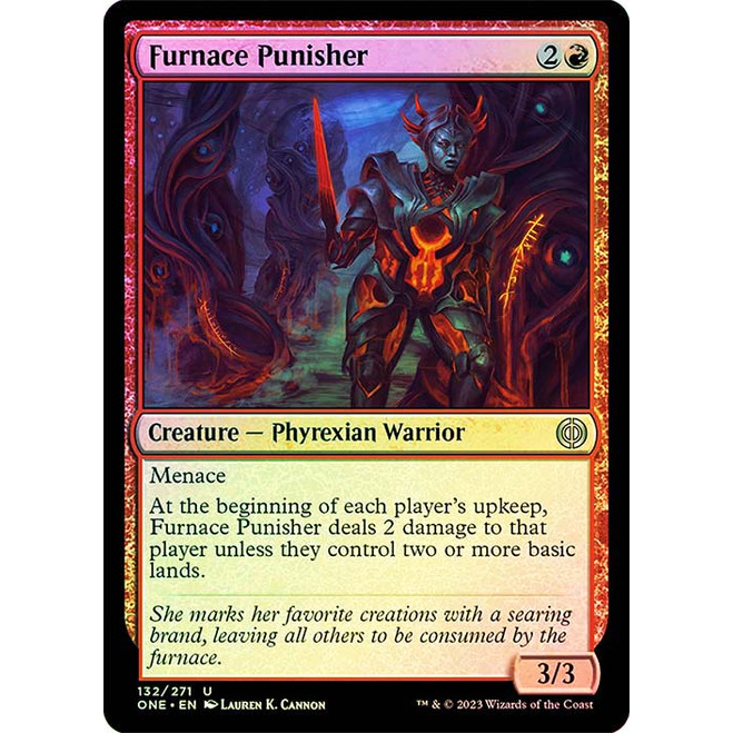Furnace Punisher - Phyrexia: All Will Be One (Foil) MTG | Shopee Singapore