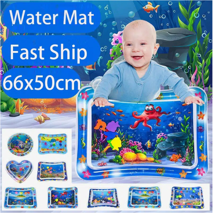 [SG Stock] Baby Water Mat Inflatable for Floor Activity and Motor ...