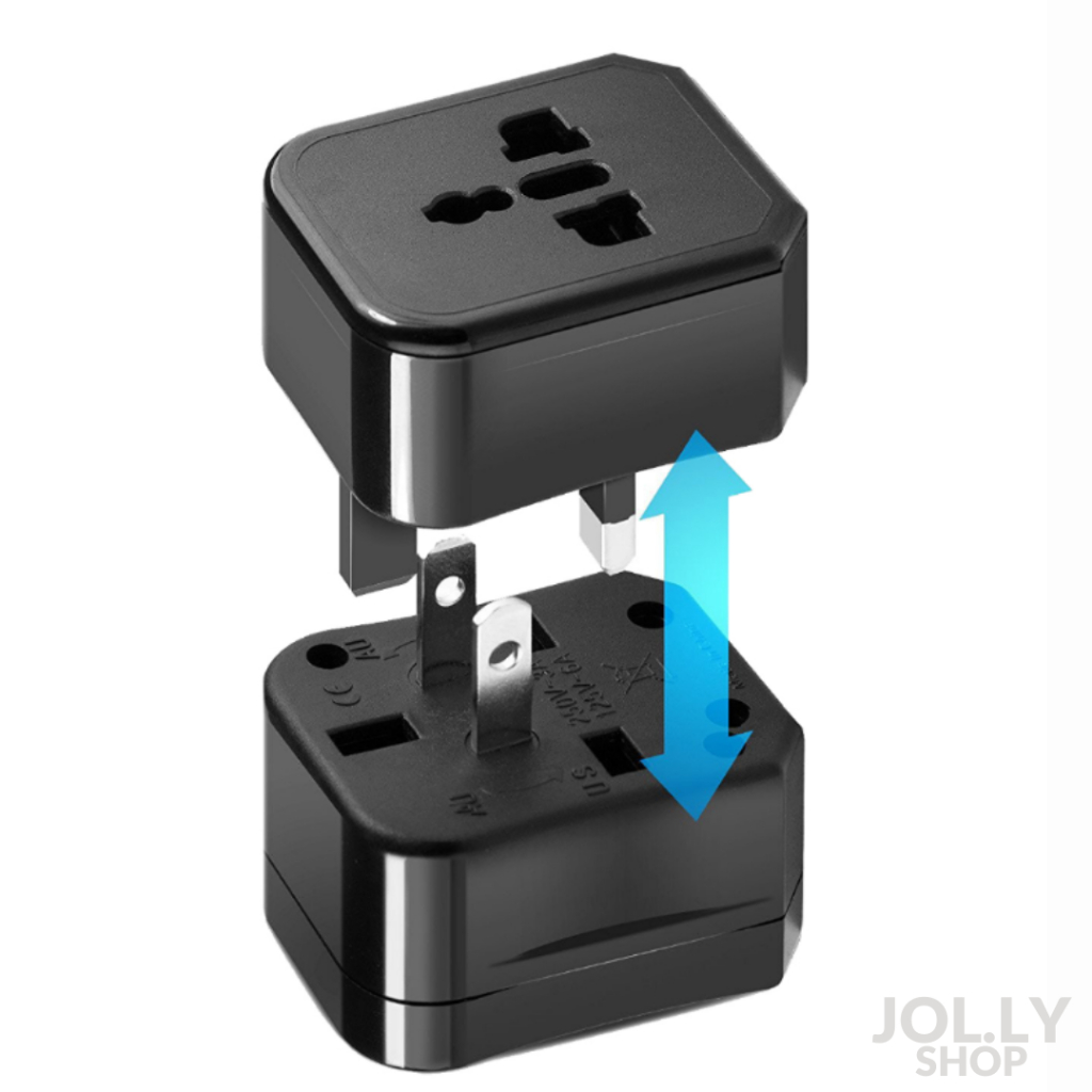 Universal Compact Travel Adapter Wall Plug | Shopee Singapore