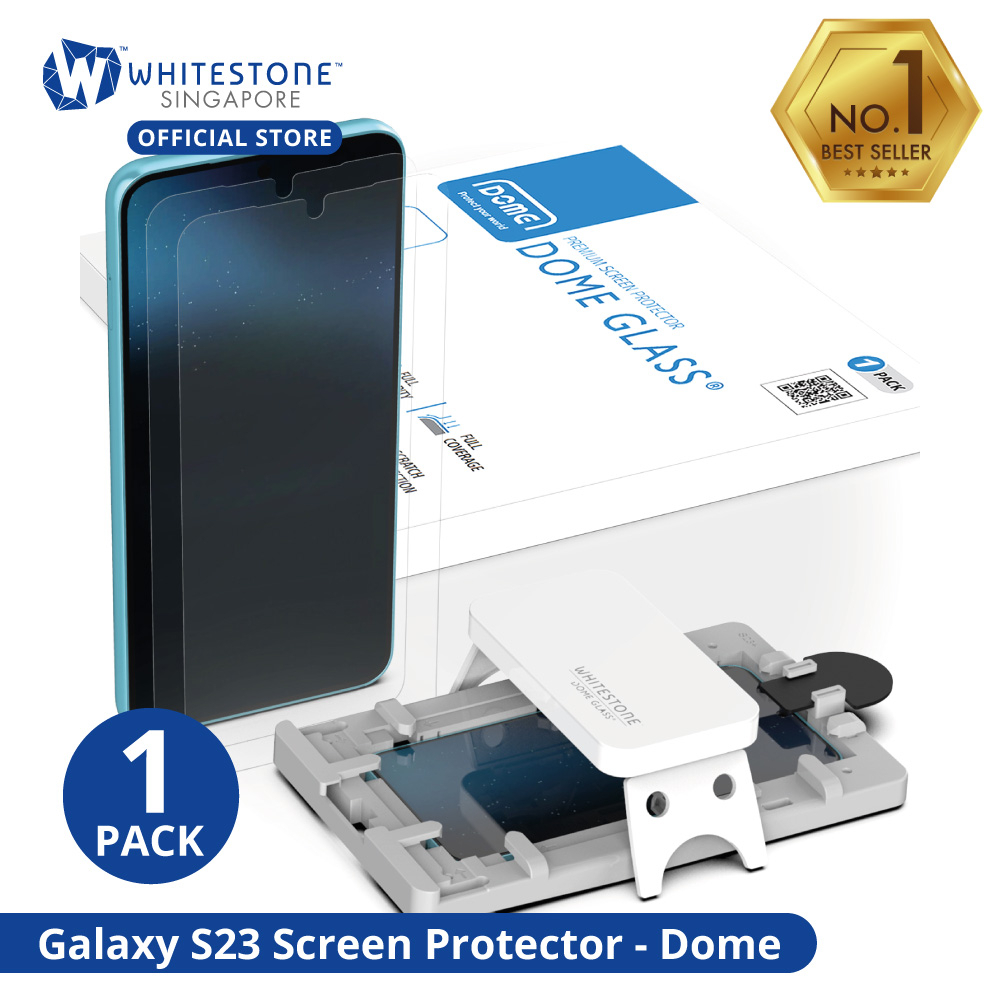 Whitestone Dome Glass Samsung Galaxy S23 Tempered Glass Screen ...
