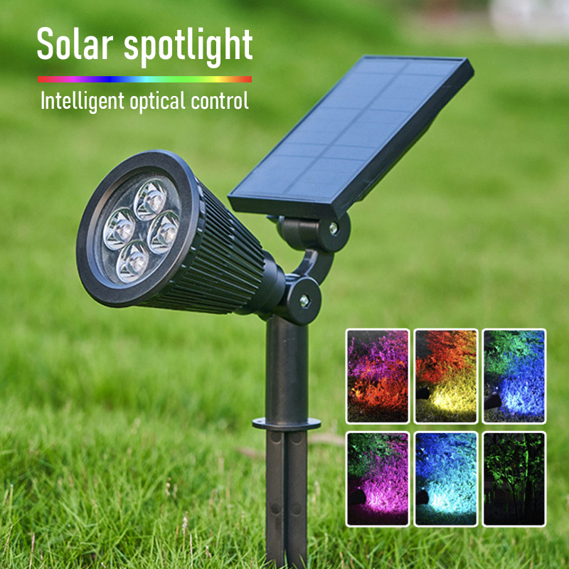 Solar Light outdoor automatic switch RGB Garden Spotlights/Solar sensor ...
