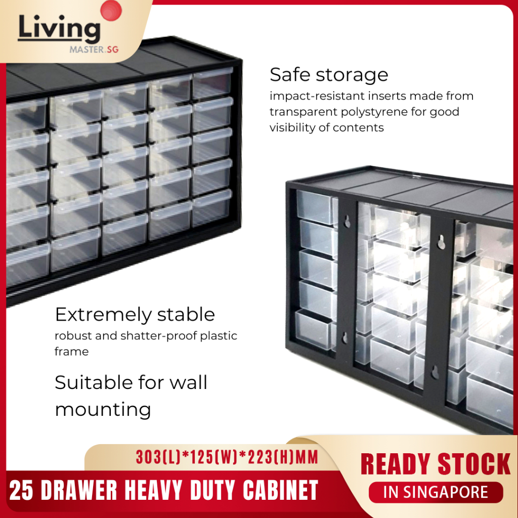 Heavy Duty Cabinet, 25 Drawers (READY STOCK) | Shopee Singapore