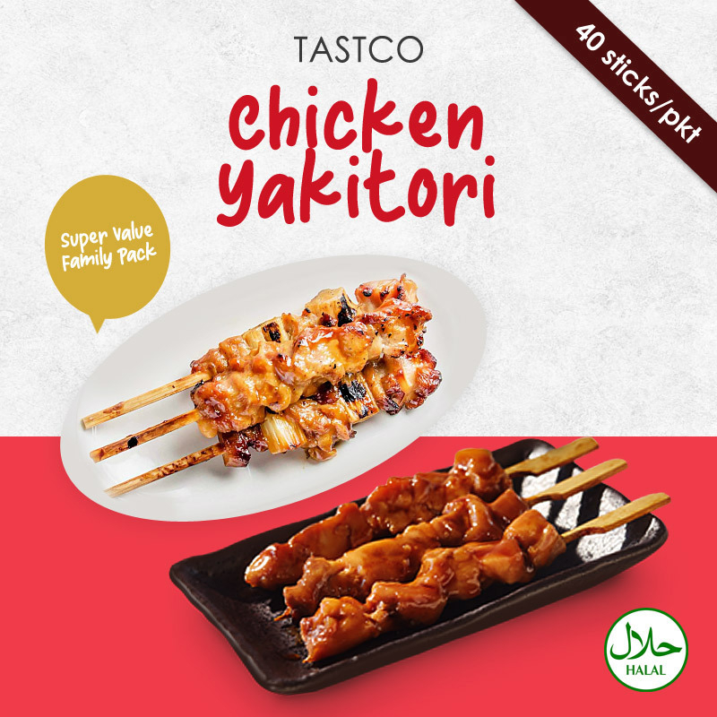 [Super Value Family Pack] Chicken Yakitori (40 sticks) 📢 Halal 📢 Ready ...