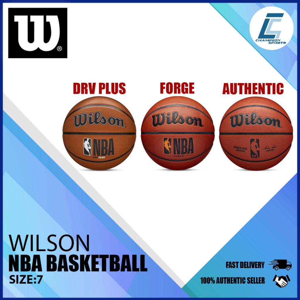 Wilson NBA DRV Plus/Forge/Authentic Basketball (WTB9200/WTB8200/WTB7100 ...