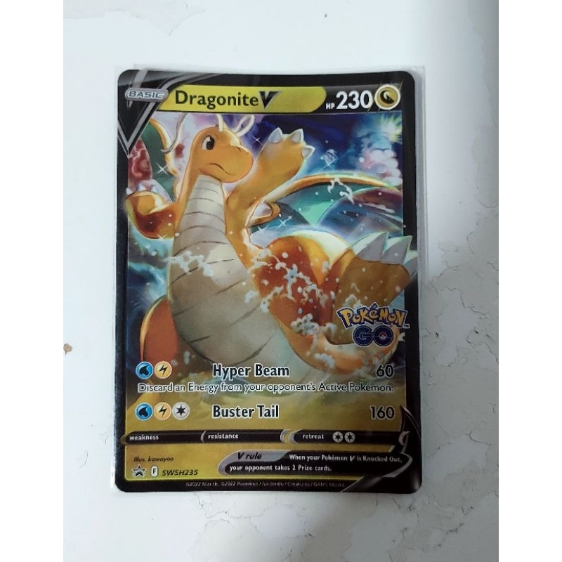 Pokemon swsh235 promo dragonite v card | Shopee Singapore