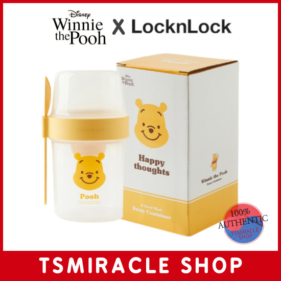 LocknLock WINNIE THE POOH Practical two-way container(560+310ml ...