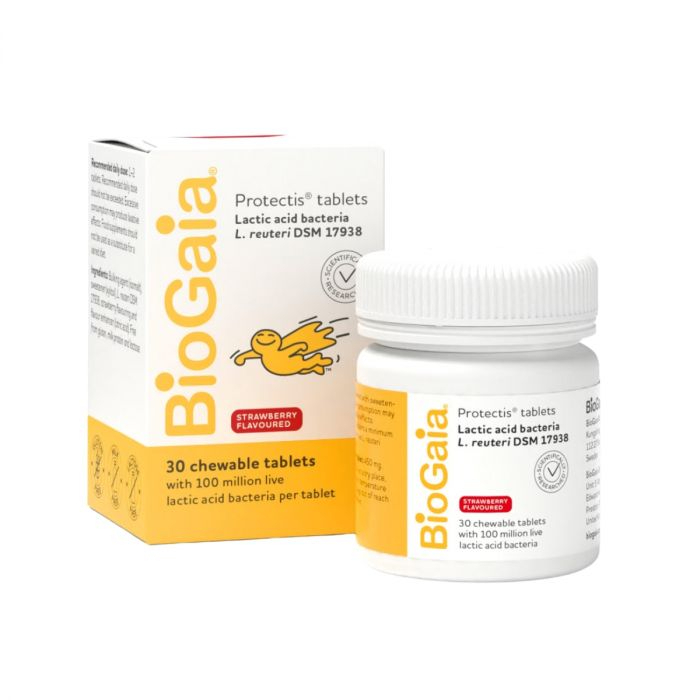 BioGaia Protectis Chewable Tablets - UK Version (30/90 tabs)/ Lactogg ...