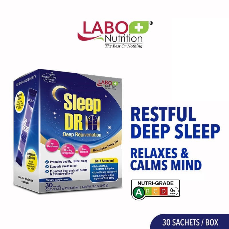 LABO Nutrition Sleep DR - Insomnia Supplement Melatonin Free with ...