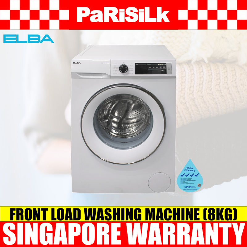 Elba EWF80120VT Front Load Washing Machine (8kg)(Water Efficiency 4 ...