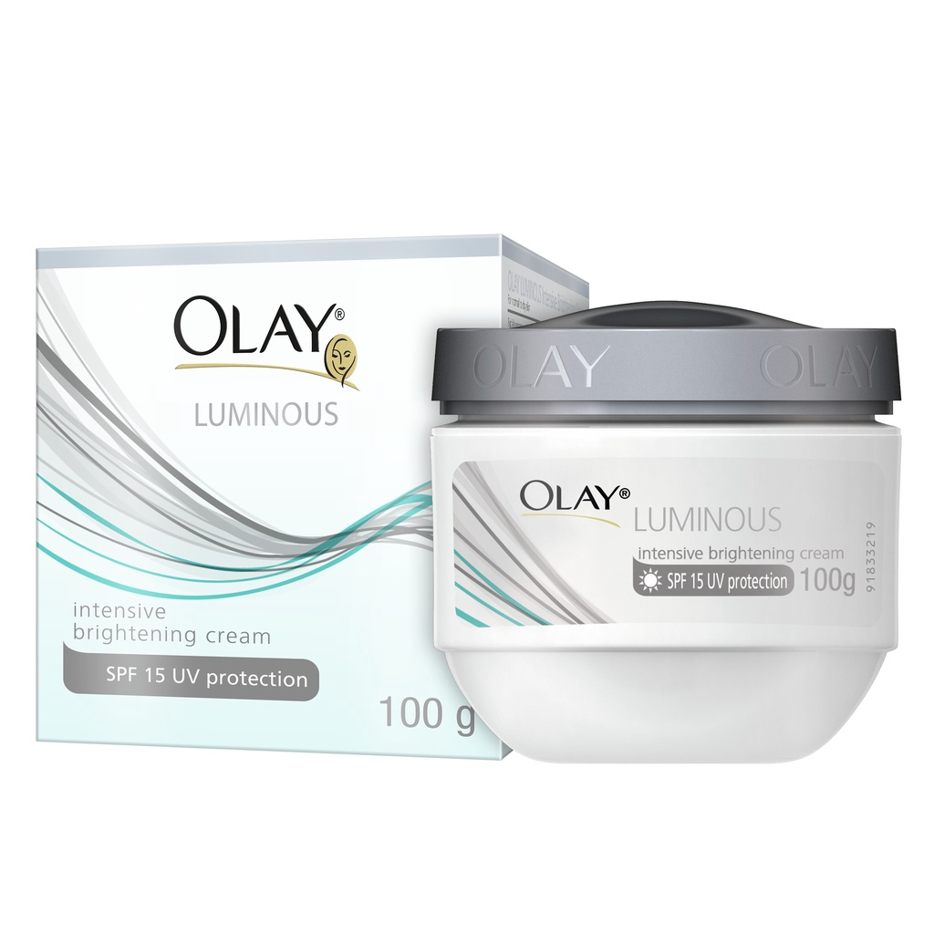 Olay Luminous Intensive Brightening Cream SPF15 UV 100g | Shopee Singapore