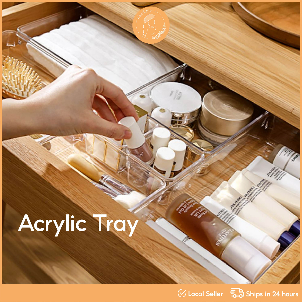 Acrylic Skin Care Cosmetics Storage Box/ Transparent Box/ Desk ...