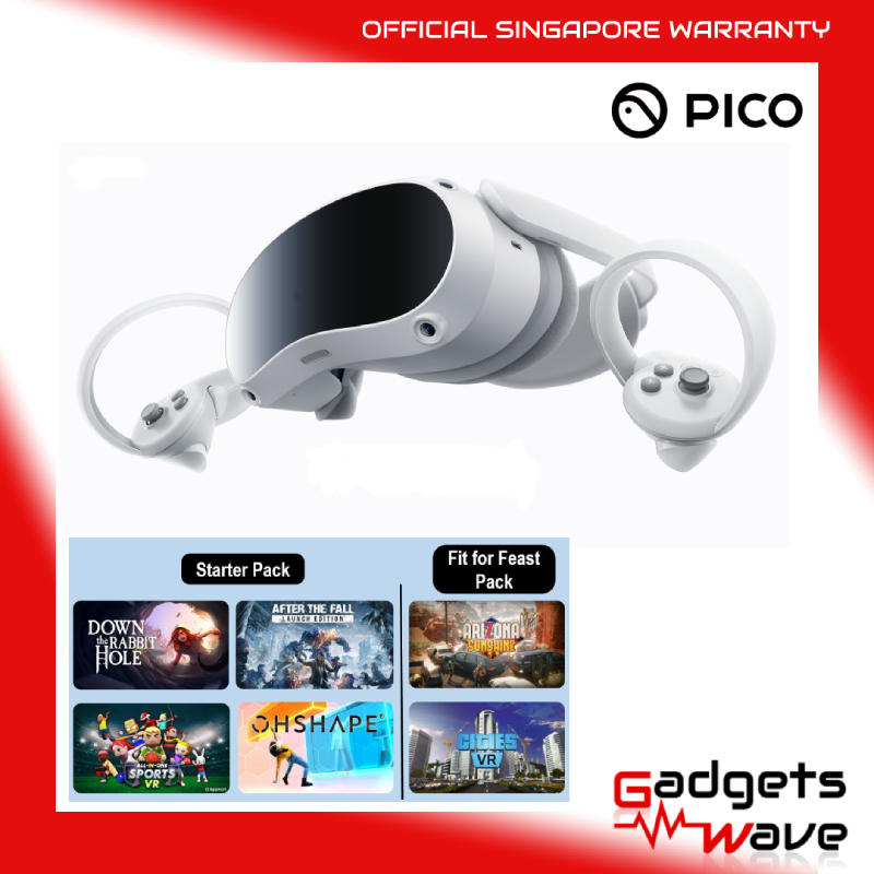 PICO 4 All-In-One VR Headset + Starter Pack (APR) | Shopee Singapore
