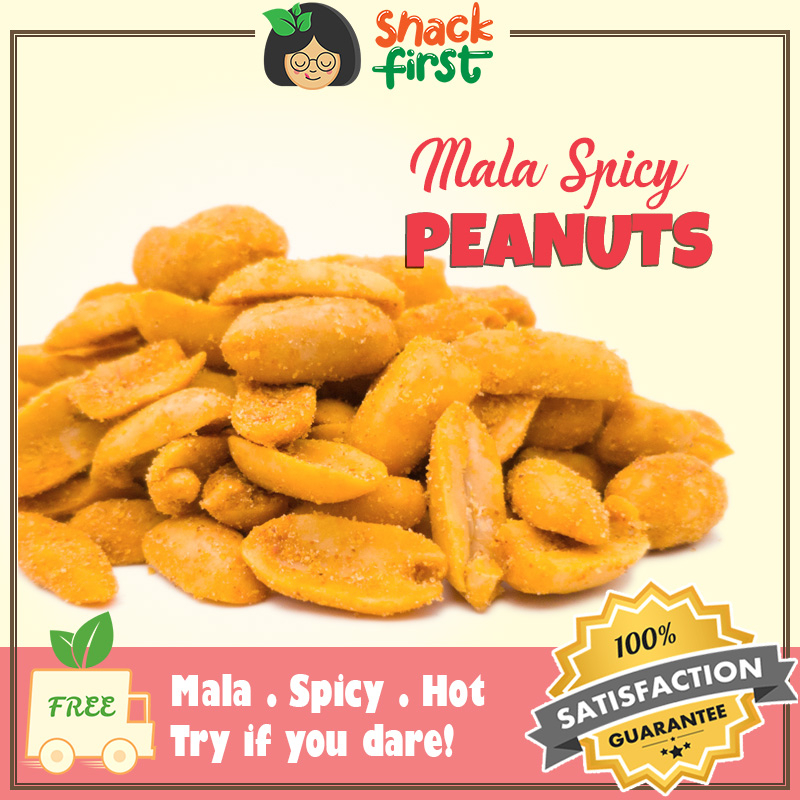 SnackFirst Mala Spicy Peanuts 200g/1kg Addictive Savoury Nuts Party ...