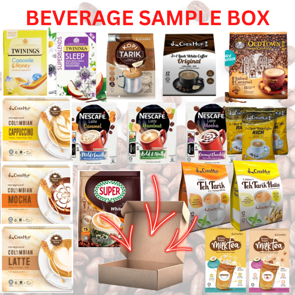 Beverage Sample Box (more than15 samples per box) | Shopee Singapore