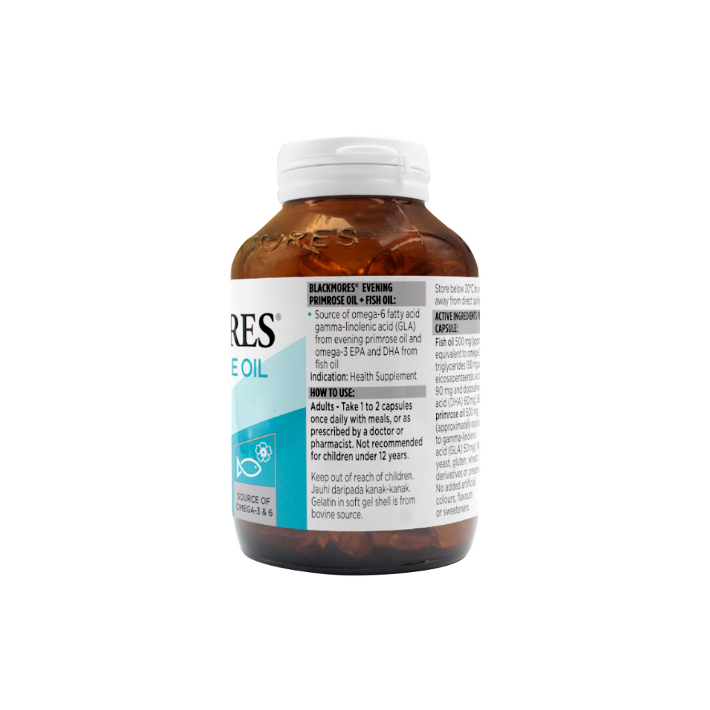 Blackmores Evening Primrose Oil + Fish Oil (120 Capsules) [7/24 ...