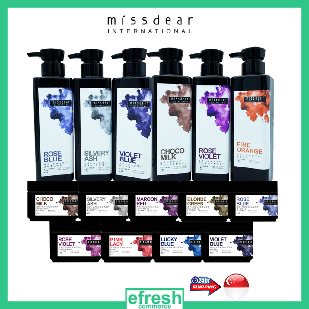 MISS DEAR UPSIZED SHAMPOO AND REFRESH MASK PROLONG VIBRANT HAIR COLOR ...