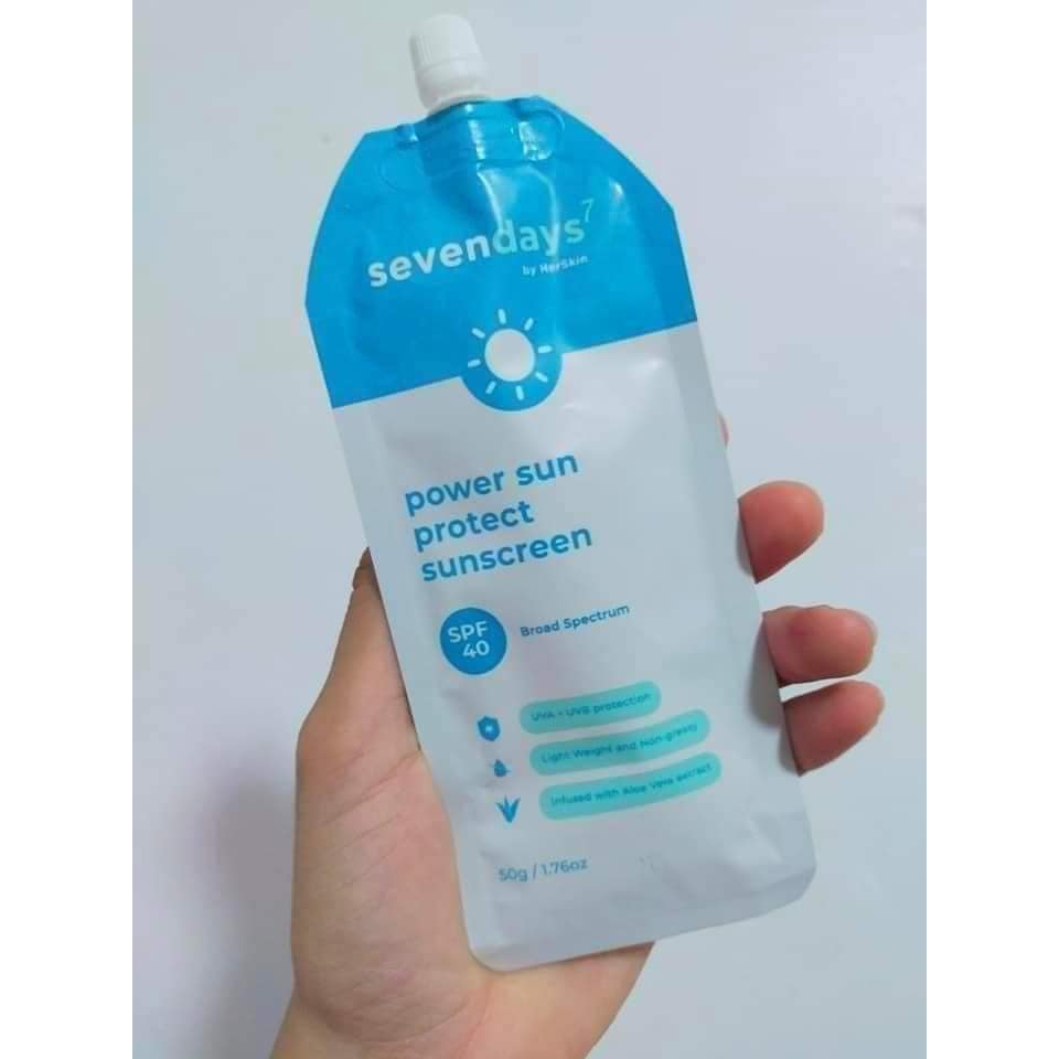 SEVENDAYS POWER SUN PROTECT SUNSCREEN SPF 40 BROAD SPECTRUM (SG STOCK ...