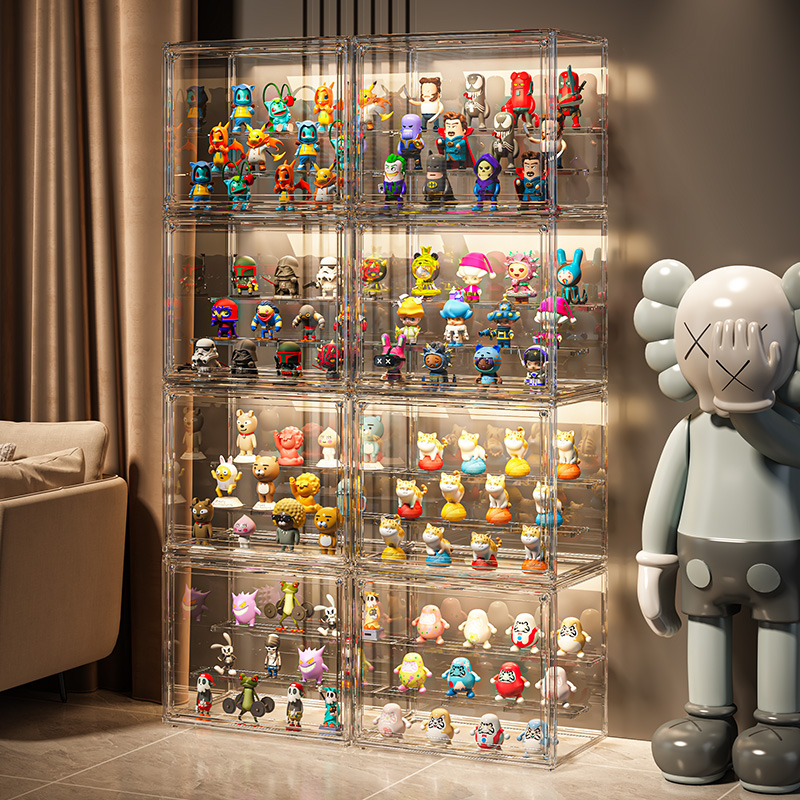 Acrylic Stackable Display Box Lego Acrylic Display Case Toy Storage ...