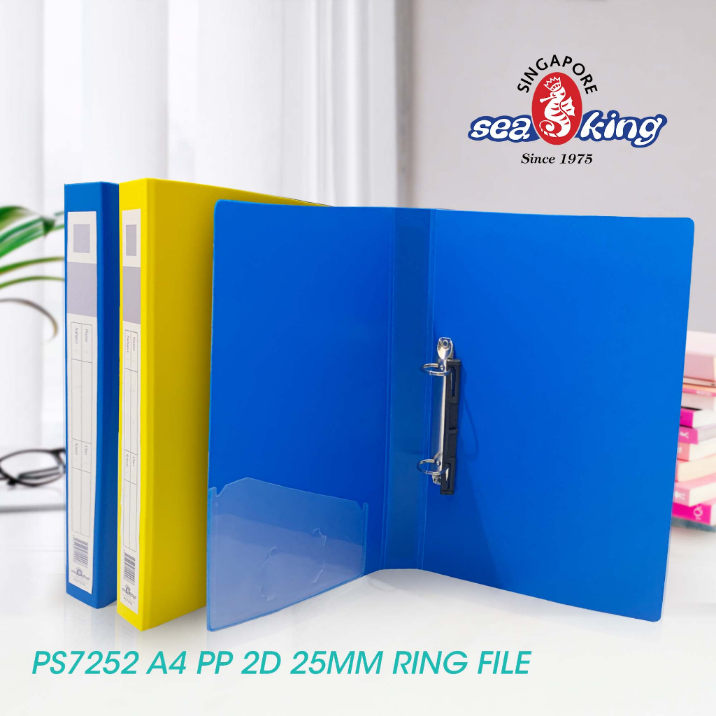 (SG SELLER) Seaking PS7252 - A4 2D 25mm Ring File | Shopee Singapore