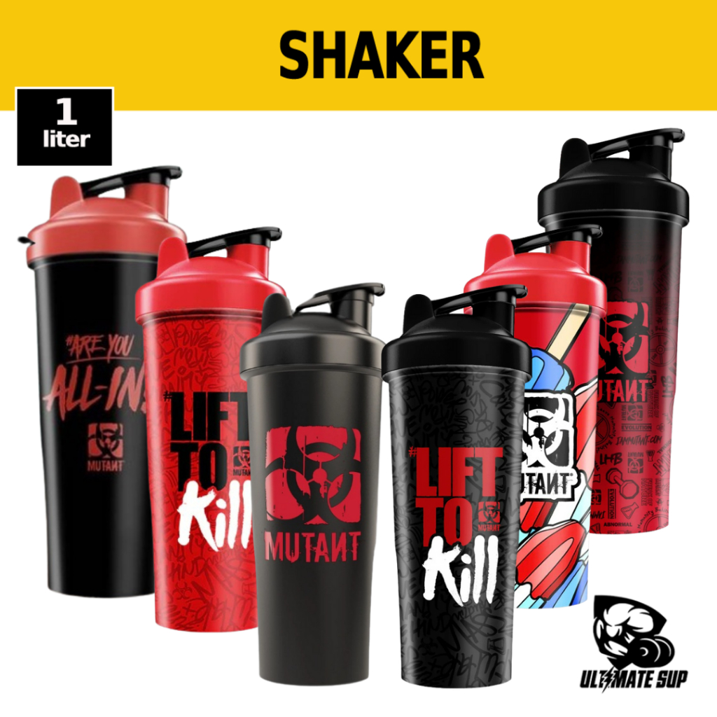 Mutant Mutant Deluxe All-In Shaker Cup, Water bottle, BPA Free, Matte ...